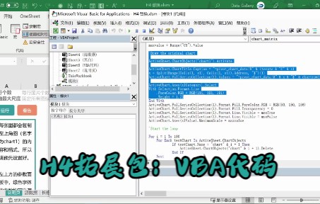 GalaViz | H4拓展包(2) - VBA核心部分讲解