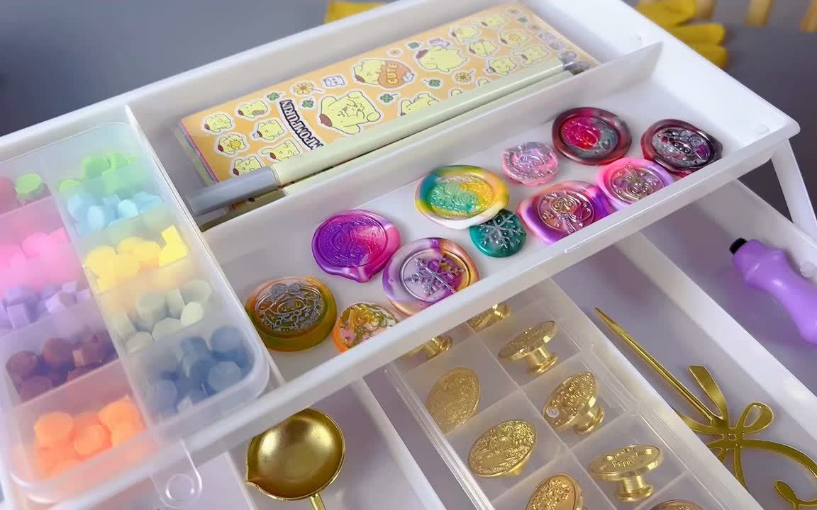 你喜欢火漆印章咕卡吗?#适合儿童的益智玩具推荐 #火漆印章套装 #咕...