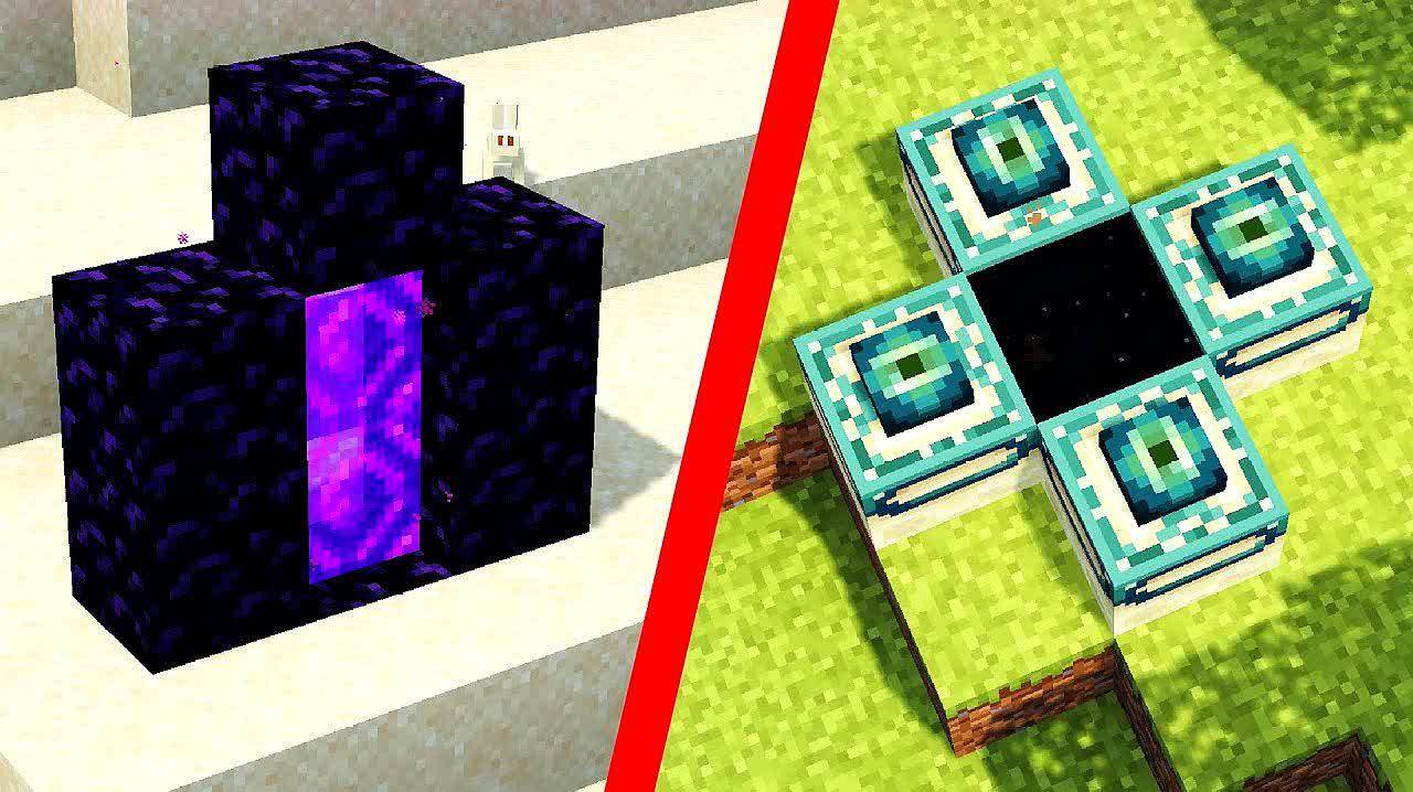 游游解说我的世界:手机版,工作台制作1X1的末地门?