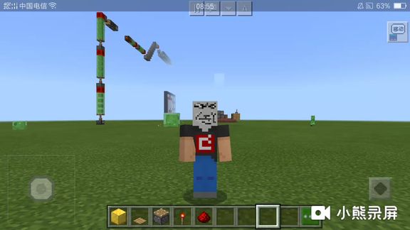 我的世界红石自动门