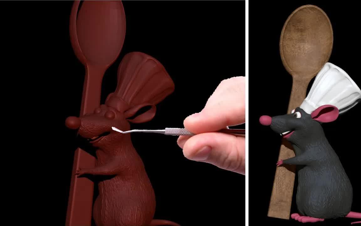 iBlender中文版插件-Sculpt-Tools教程如何使用 Blender 制作料理鼠王:...