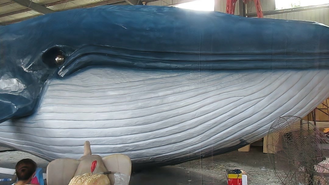 大型仿真鲸鱼模型 仿生鲸鱼 大型海洋动物模型,仿真动物