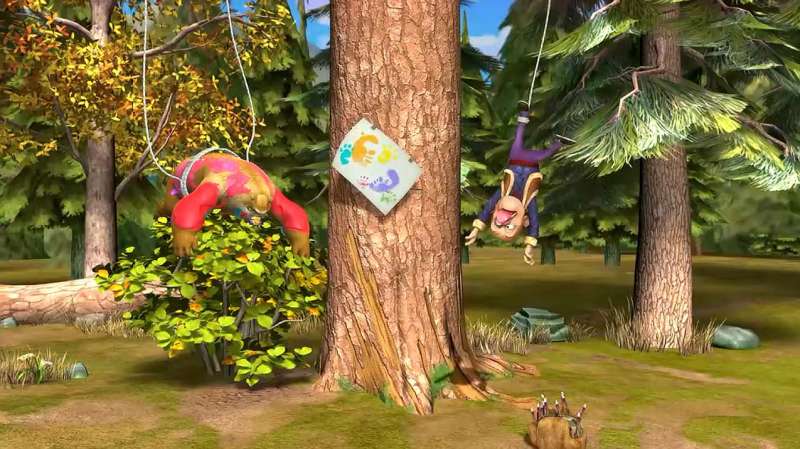 熊出没:谁给强哥这么大勇气,画的什么玩意啊,这也能算画