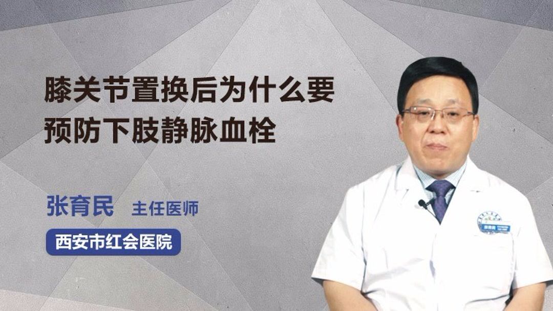 膝关节置换后为什么要预防下肢静脉血栓