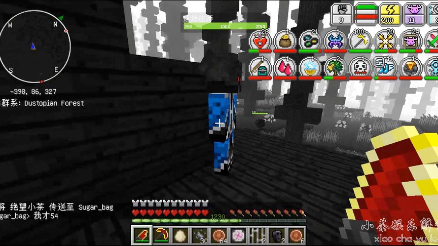 我的世界虚无世界2双人生存120:找这里的村民换个原始之尘