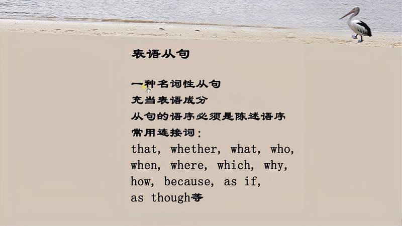 英语复合句(5)-表语从句