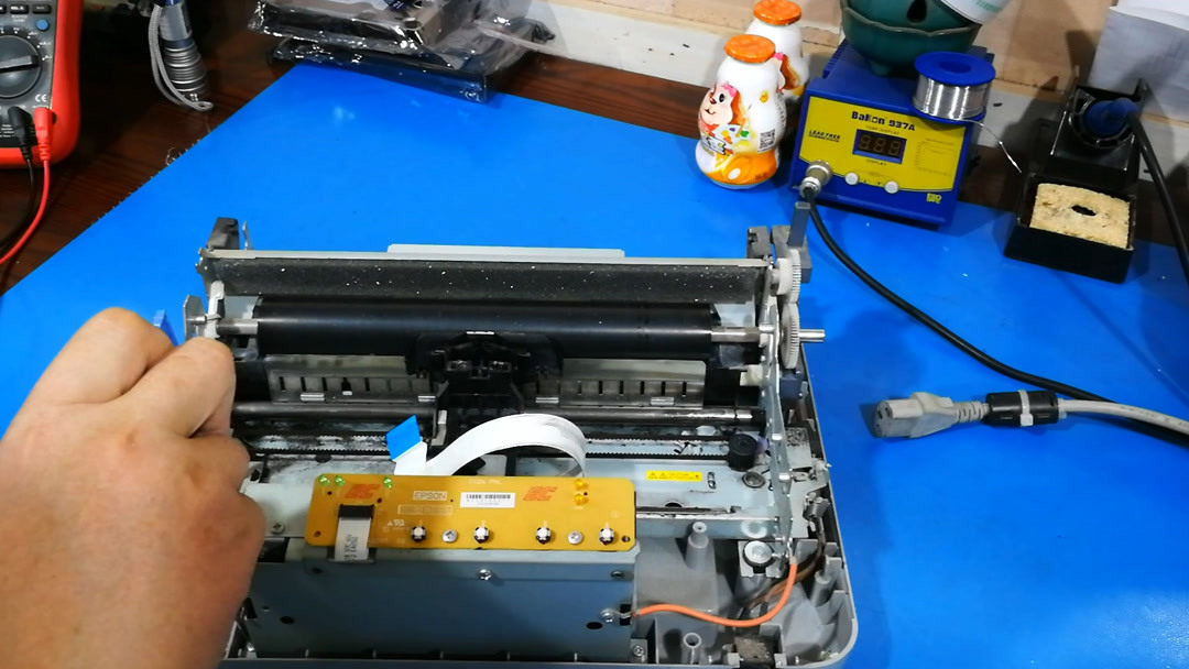 爱普生300KH打印机,换打印头排线都不能修复的问题