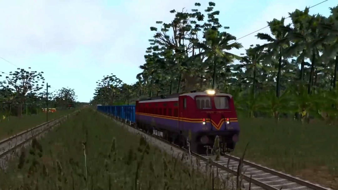 铁路火车模拟动画 第67集 森林里的火车