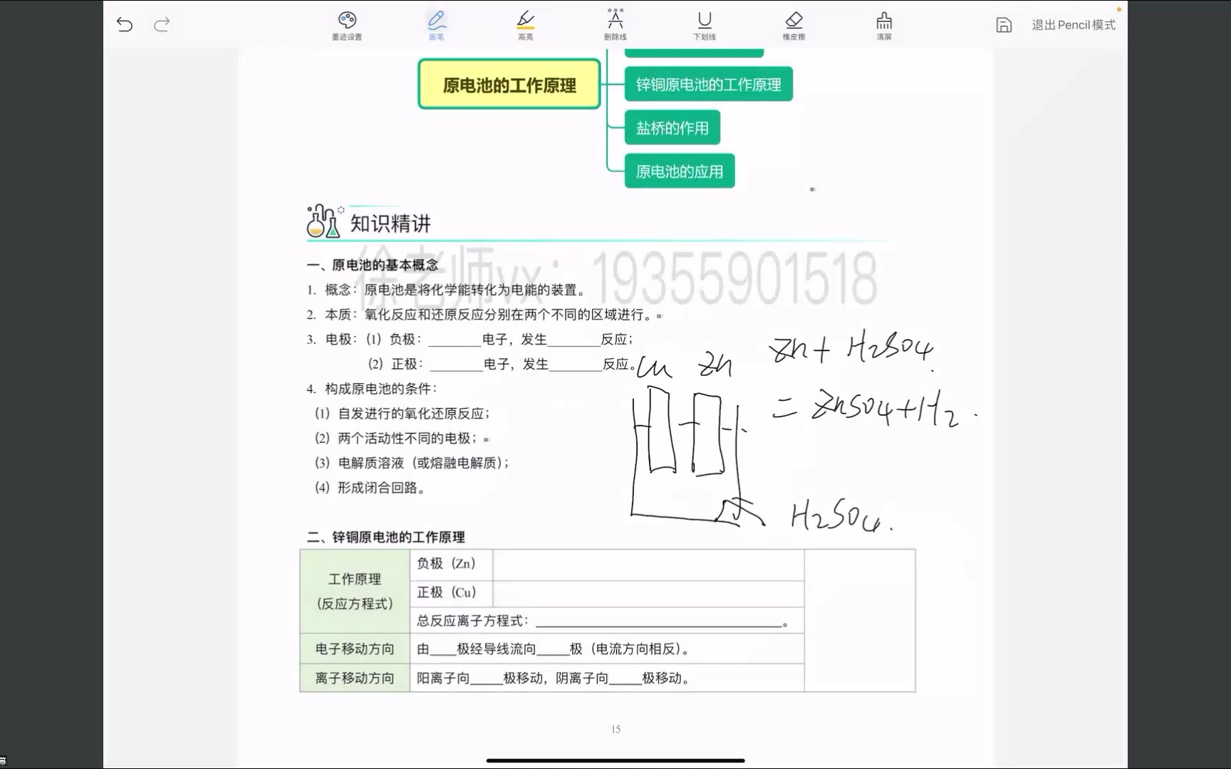 原电池的工作原理