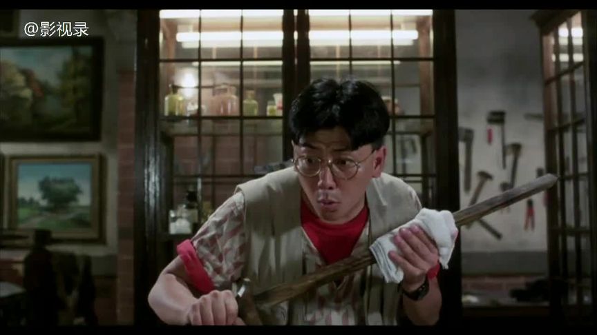 林正英之《僵尸家族》二货瞎研究把镇尸符给撕下来了