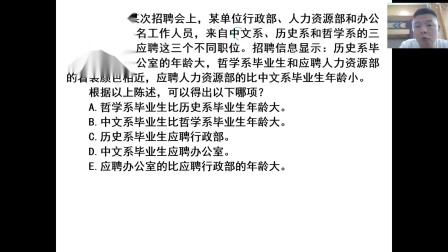 MBA考研逻辑导学课--复习规划13(思维测试题⑤)