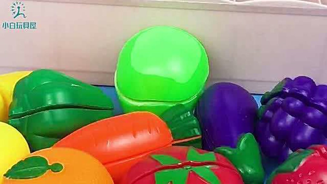 幼儿早教学习认识水果和颜色,儿童益智动画片