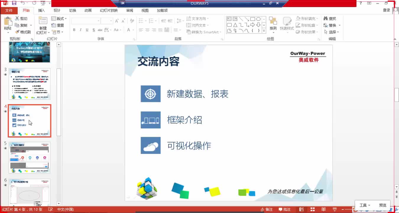 如何使用数据可视化工具OurwayBI学会数据快速可视化