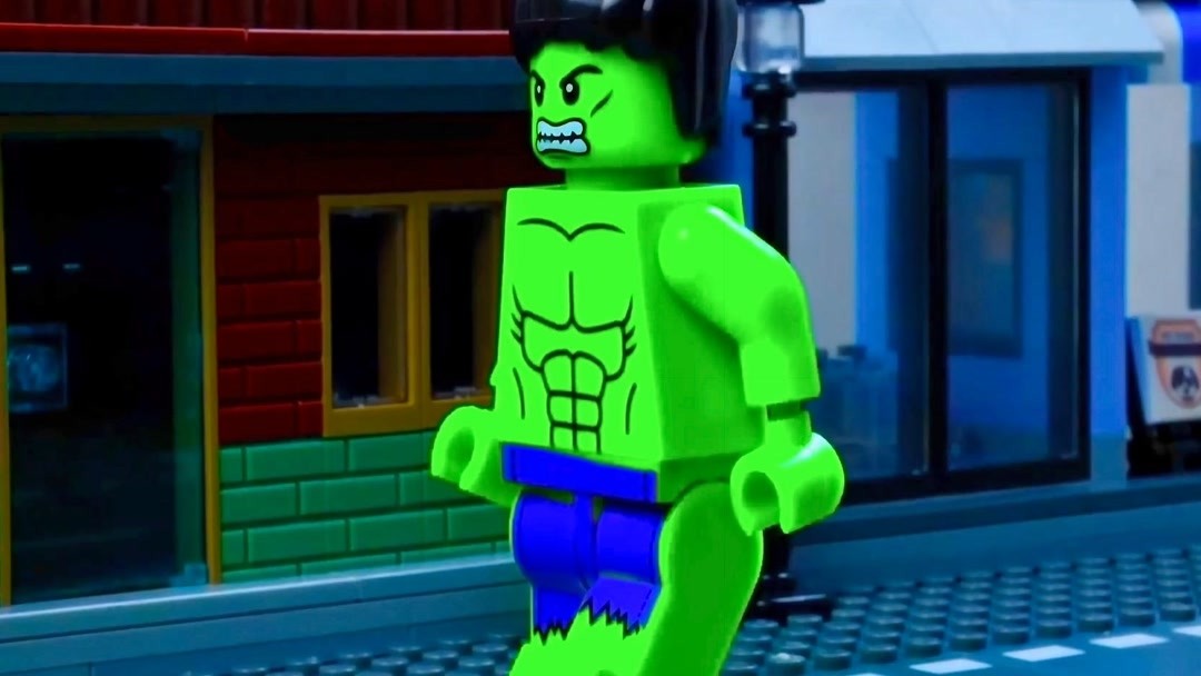 乐高搞笑动画 绿巨人找钢铁侠复仇