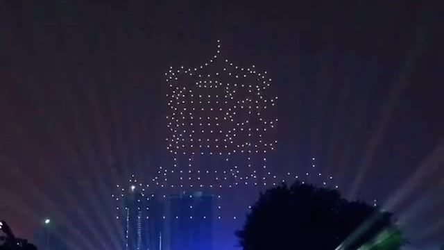 武汉荷花节 无人机组队编程