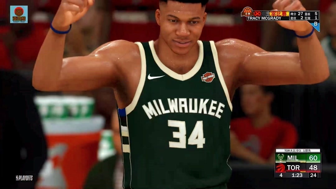 NBA2K20 系统太赖了!字母哥居然这么无敌?麦迪都累了!