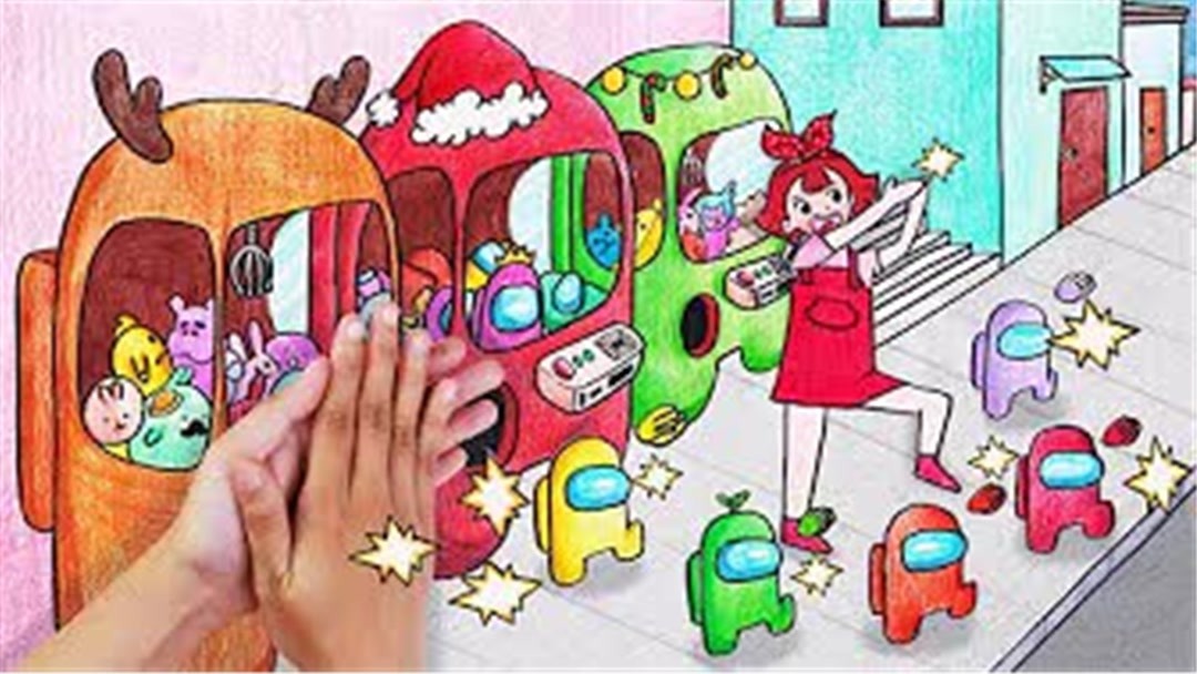 趣味定格动画:小美挑战夹娃娃,集齐5个颜色兑换一个神秘礼物