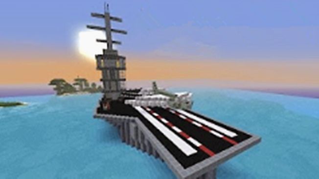 大海解说 我的世界建造我的王国ep22 航母群战海贼船