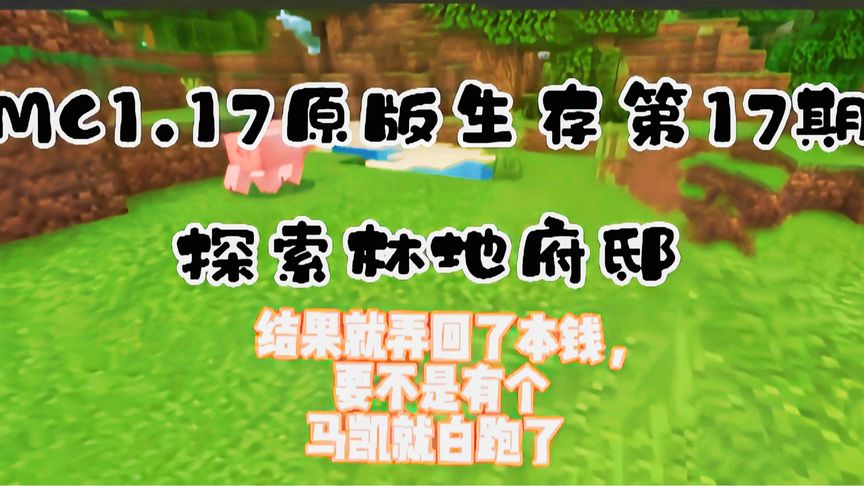 MC1.17原版生存第17期 探索林地府邸