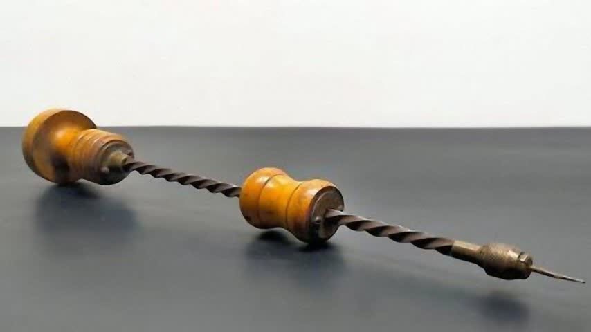 修复一把德国制造手钻,做工十分精细,感叹德国工具的厉害!