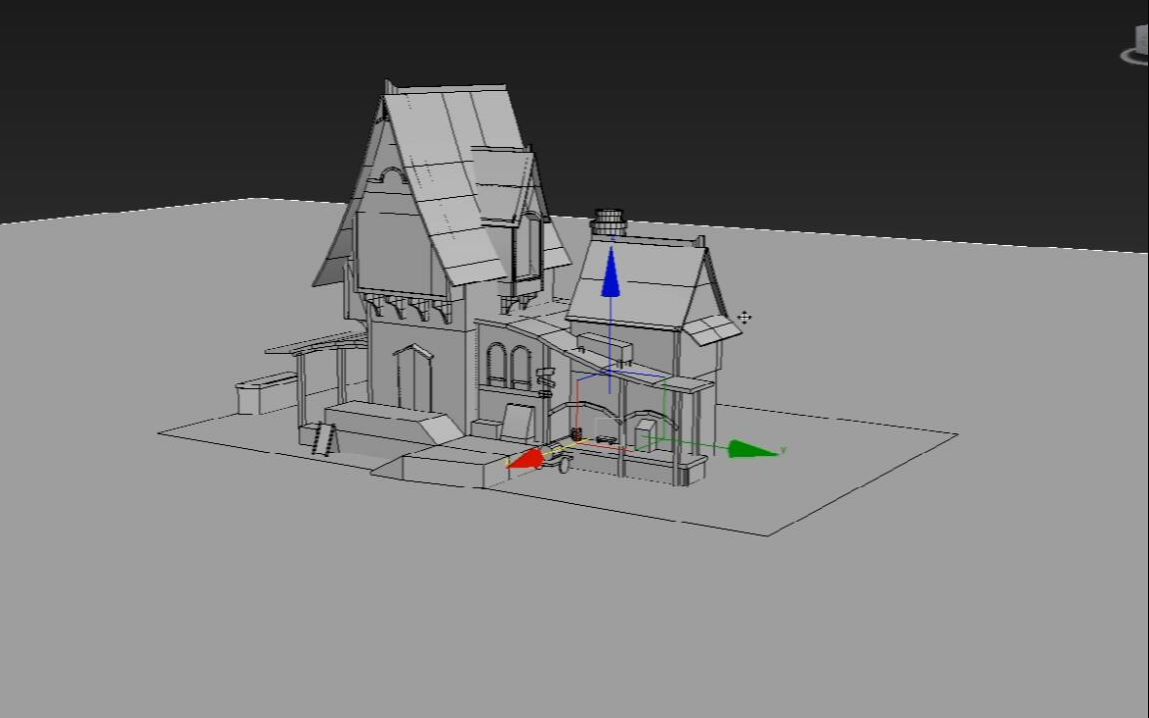 3Dmax:场景模型制作 房子建模教学
