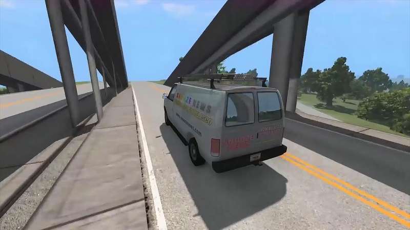 车祸模拟:货车和卡车撞车事故