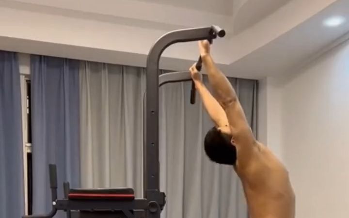 家用室内 引体向上器 #单杠双杠架 单杆单扛墙体,落地吊杠,家庭健身...