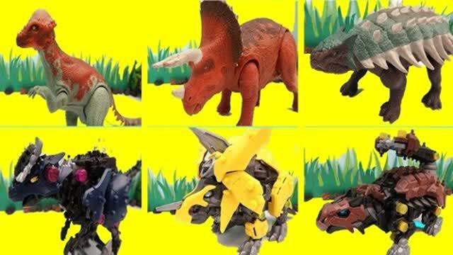 恐龙模型对比恐龙机器人