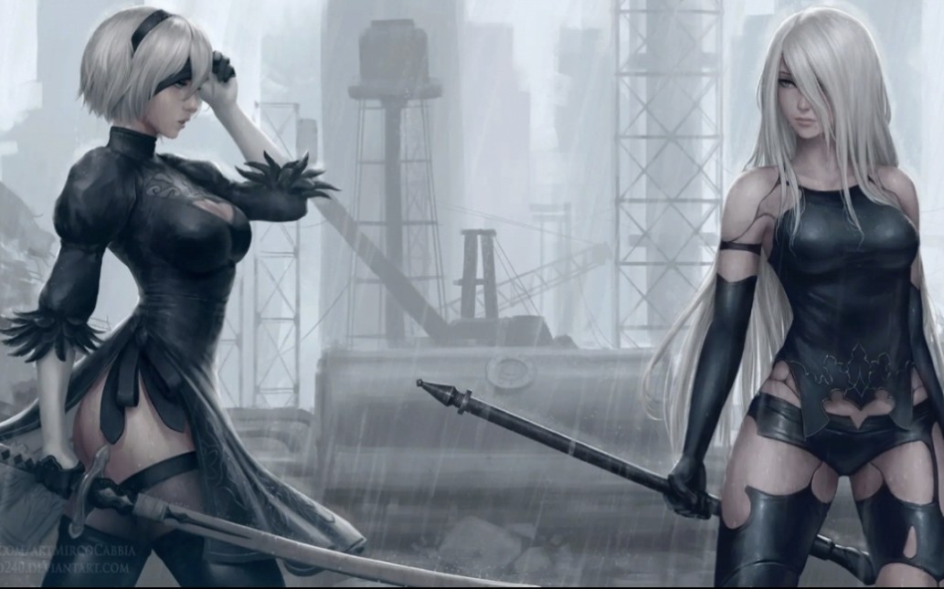 《尼尔机械纪元》1/4比例78厘米超大2b雕像