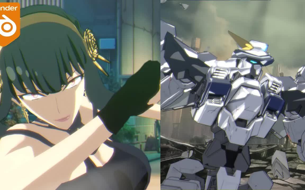 iBlender中文版插件教程动漫细胞着色节点实时合成(Blender 3.5) Blender