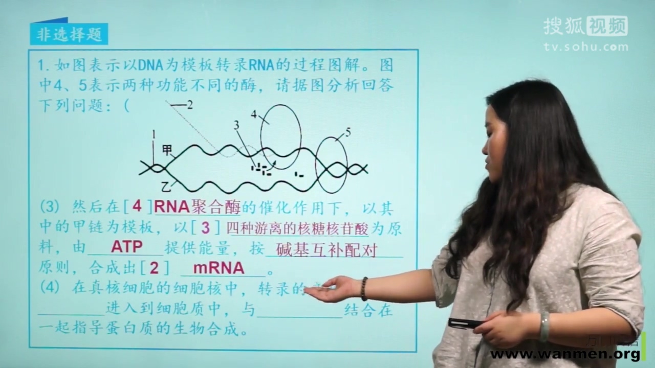 万门大学中学高中生物必修二20.4基因的表达