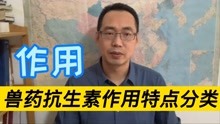 兽药抗生素根据作用特点如何分类,临床兽医用药必备基础知识