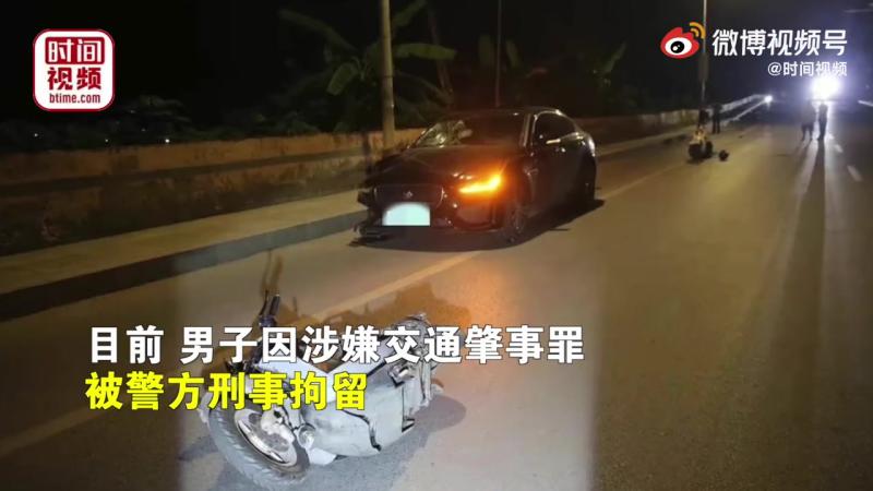 ...据时间视频报道:9月12日,广西崇左。凌晨一男子酒驾飙车,不顾车上...