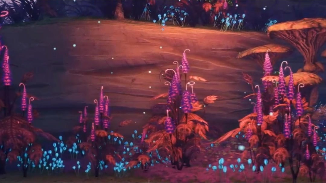 一起欣赏电影《迷你世界之觉醒》地下世界奇幻绚丽的植物吧!