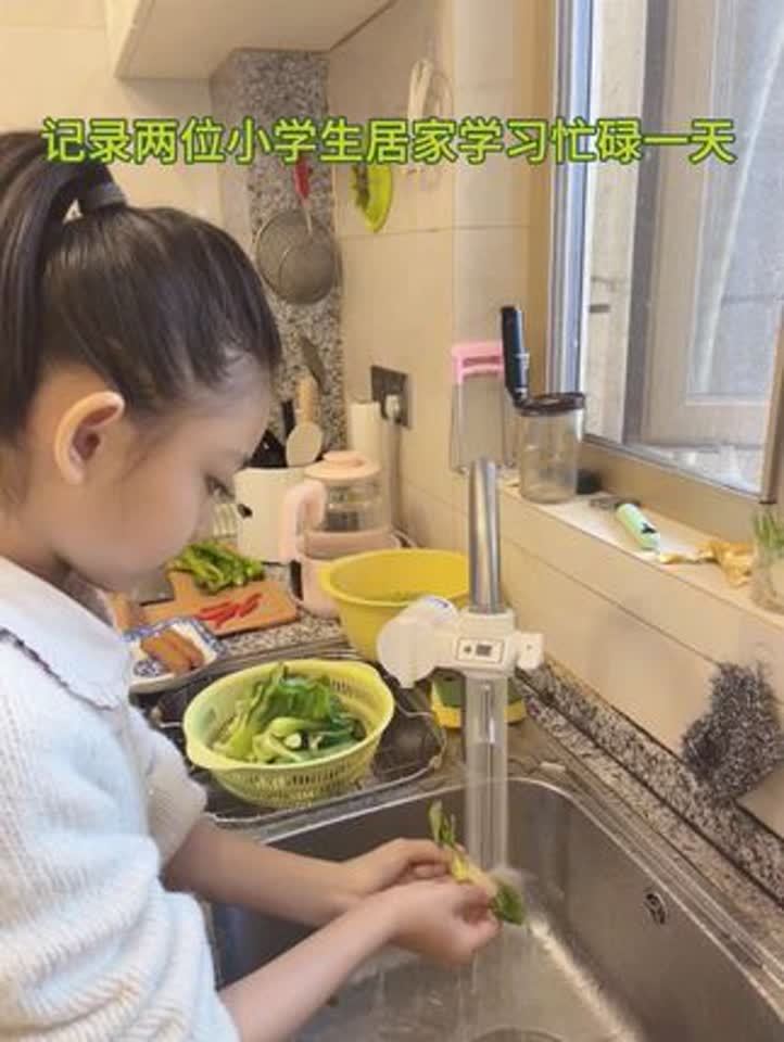 ...为了安全起见考虑再三还是让她们居家学习,本想记录一下,可拍着拍着...