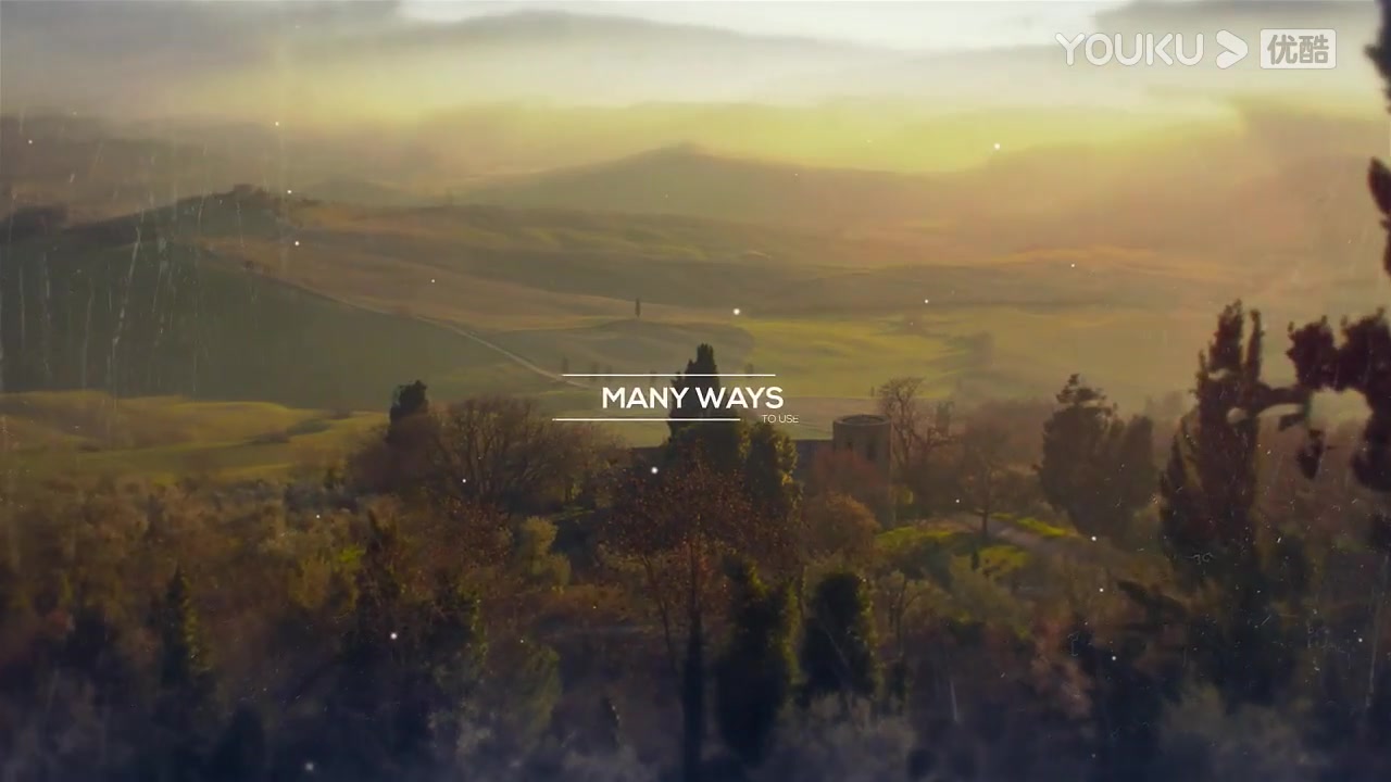 贴合了音乐节奏的水墨晕染转场视差效果图像展示AE模板