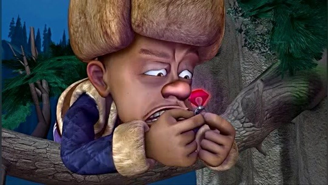 熊出没之丛林总动员-熊大熊二都为光头强的柔韧而