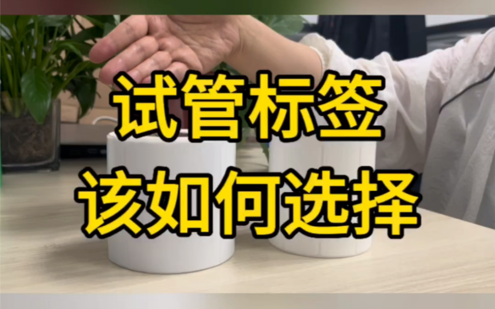试管标签该如何选择呢?#医疗标签#试管标签#不干胶标签源头厂家