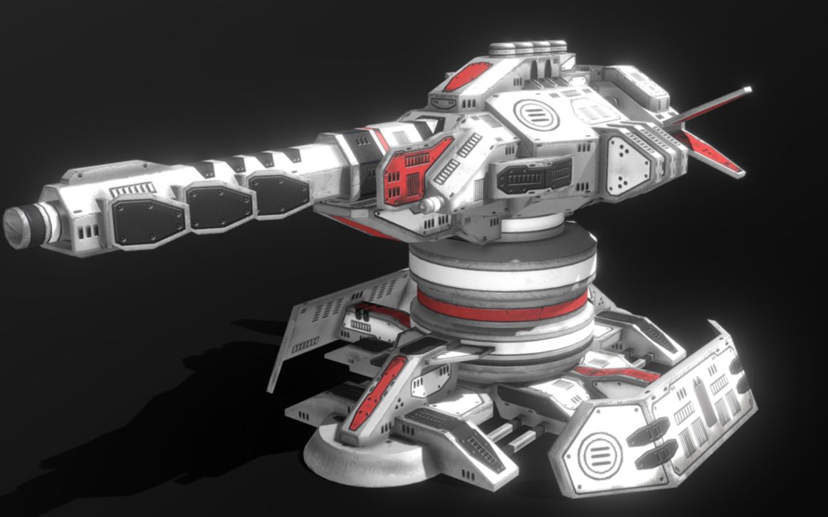 Maya建模:炮塔模型制作