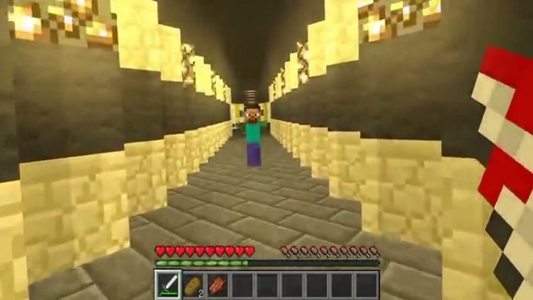 【原创】minecraft动画 电梯门外