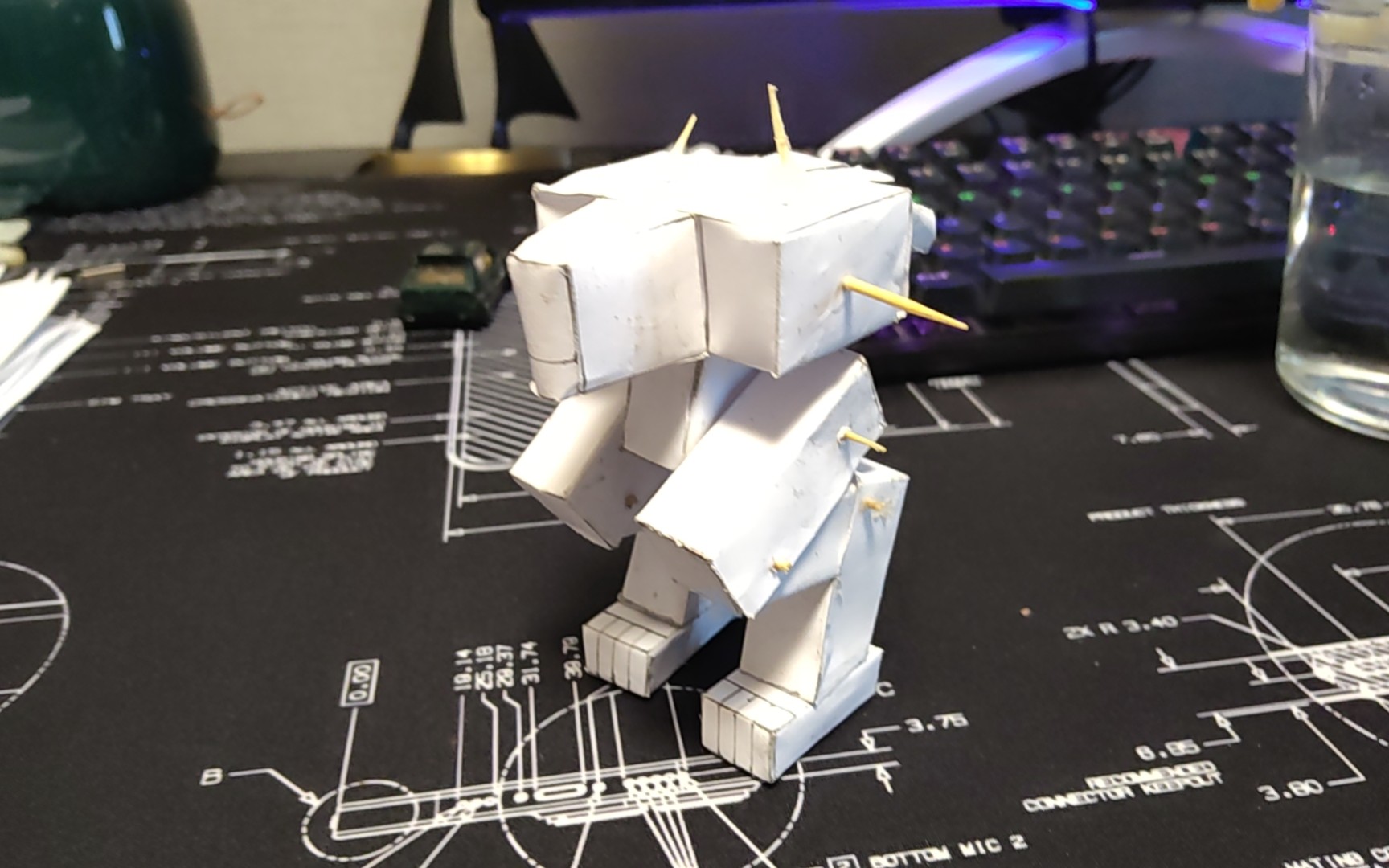 纸模教程,但不完全是