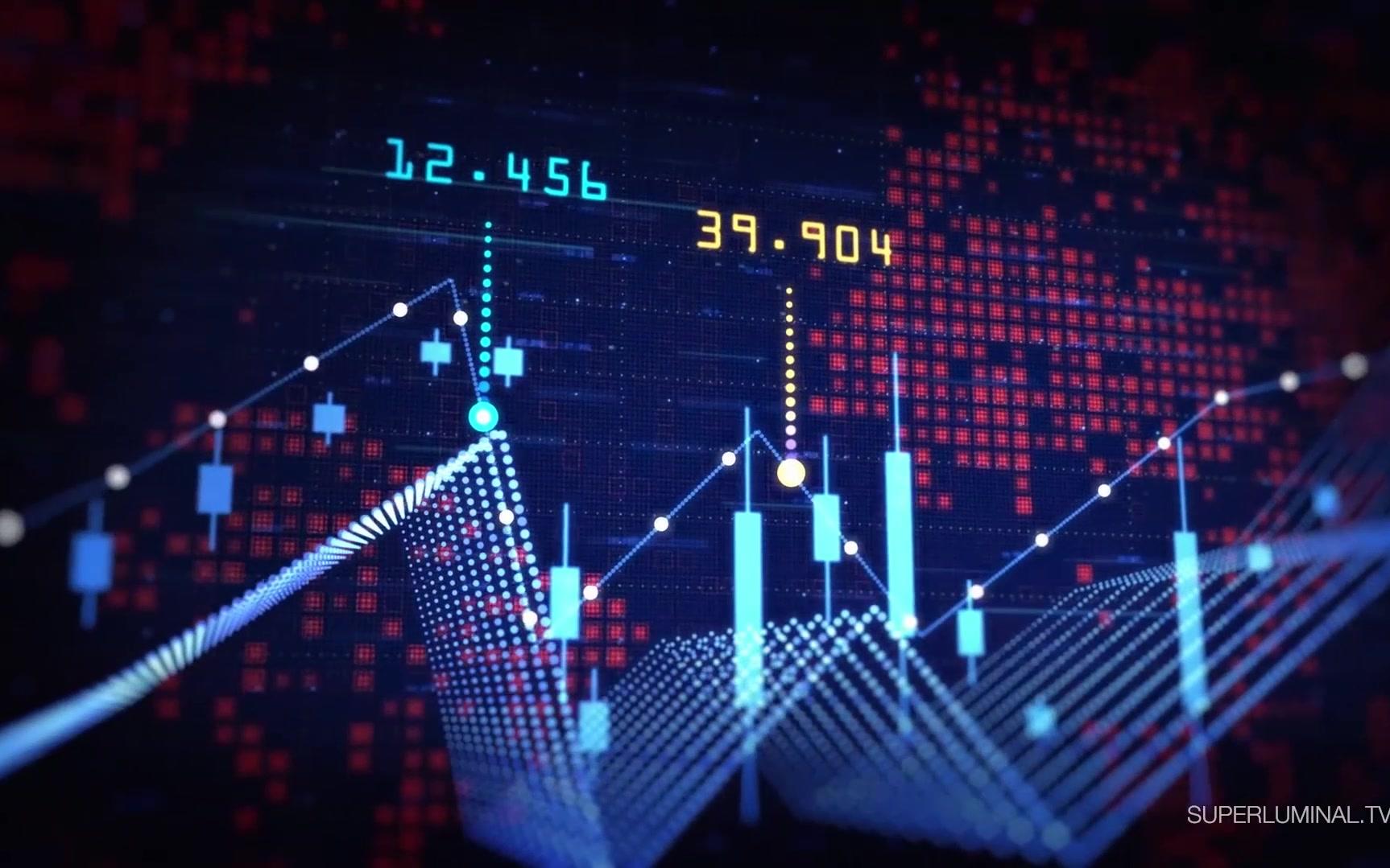 Stardust制作科技感图表走势图效果