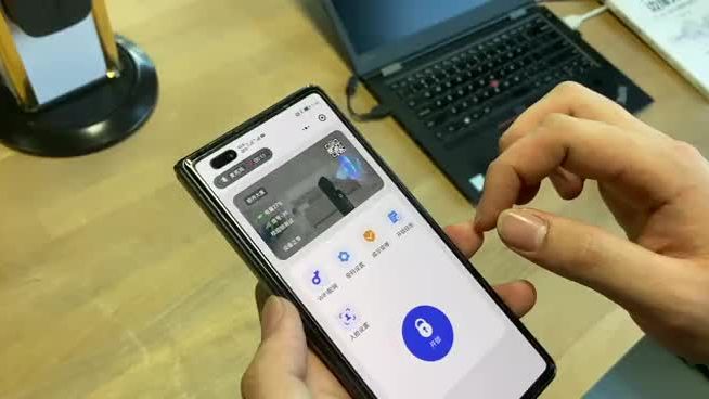 可远程管理人脸数据的3D结构光智能锁