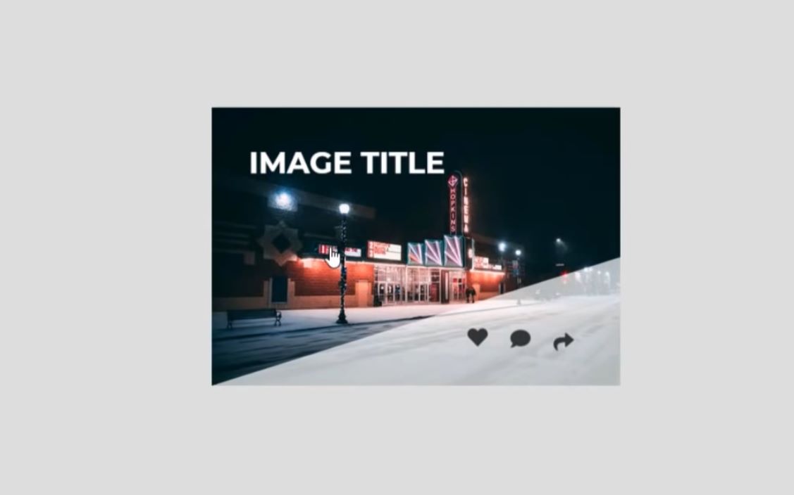 [HTML&CSS&jQuery]十分钟实现炫酷的鼠标悬浮折页效果
