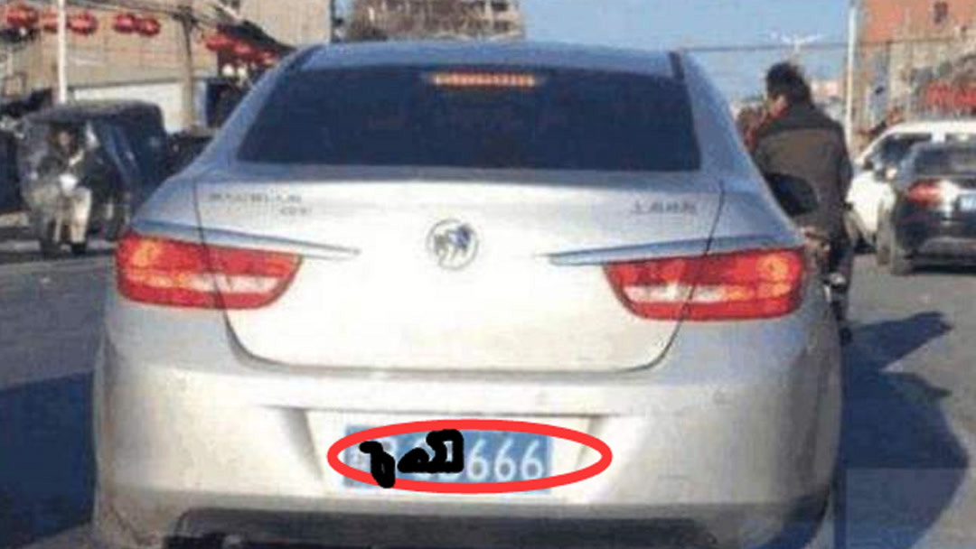 女子摇到“666”车牌,前面2个字母让她哭笑不得,真不好意思挂