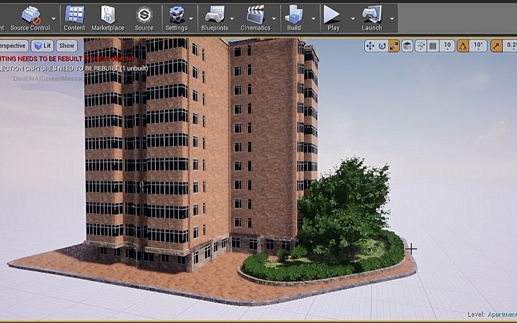 個人程序建模 UE4 作品