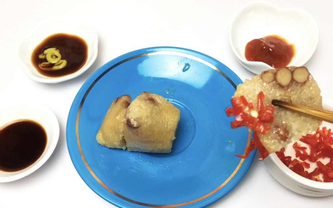 【定格动画美食】与粽不同,老司机就喜欢粽子蘸芥末酱吃