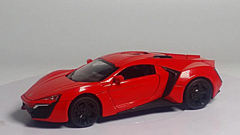 (强哥模玩)莱肯超级跑车(1/32比例)车模