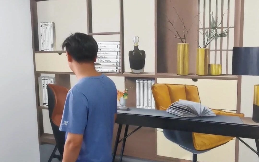 【样板间彩绘】全网最牛的样板间彩绘—盛澳同盟院子样板间彩绘