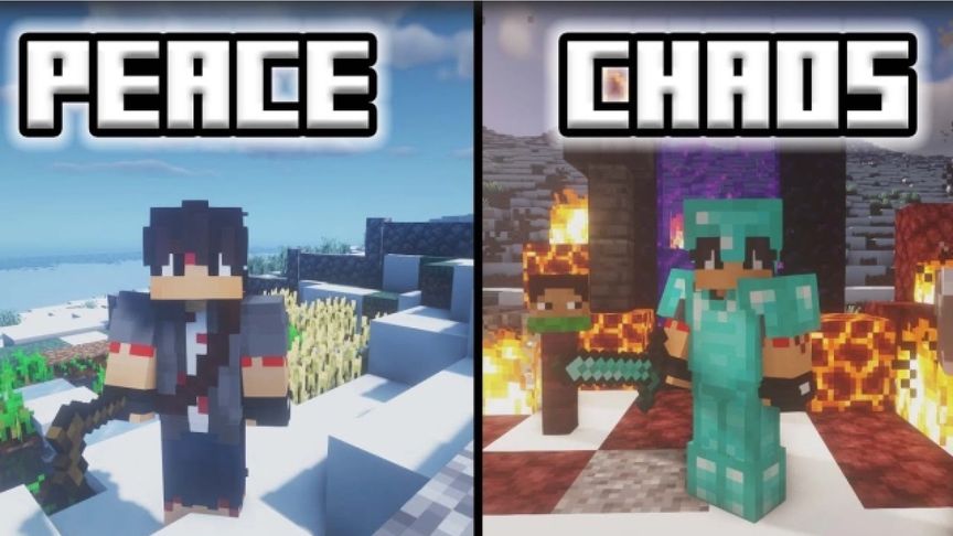 [中文字幕]我的世界番外:200人的多岛社会模拟器·雪原上帝视角